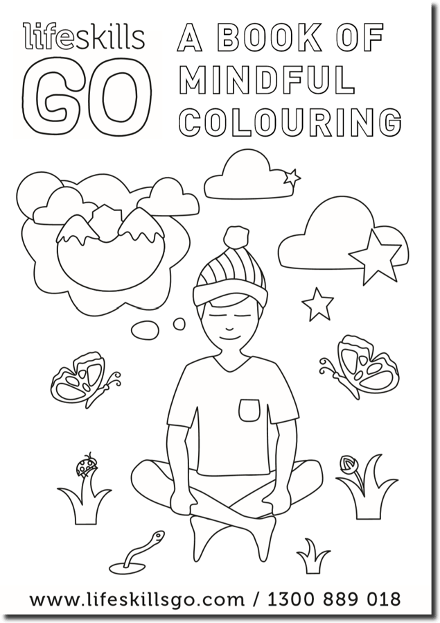 Mindful Colouring In Book - Download