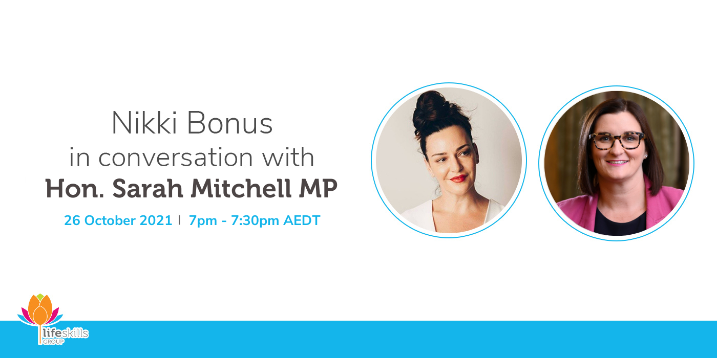 Nikki Bonus In Conversation with Sarah Mitchell MP Replay